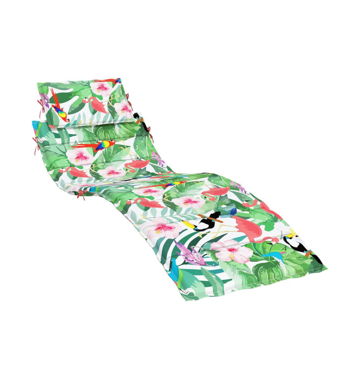 Click here for Sun Lounger Cushion Multicolor Oxford Fabric - Mul... prices