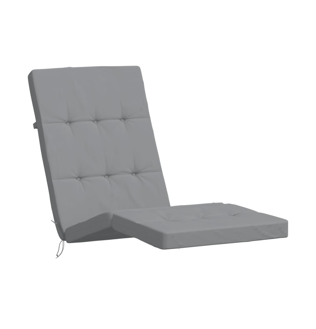 Click here for Deck Chair Cushions 2 pcs Gray Oxford Fabric - Gra... prices
