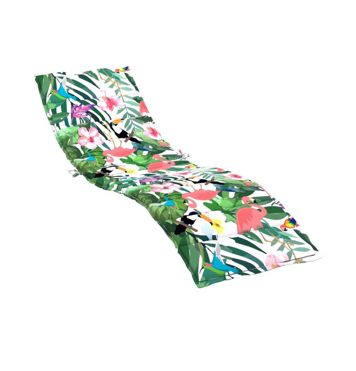 Click here for vidaXL Sun Lounger Cushion Multicolor Oxford Fabri... prices
