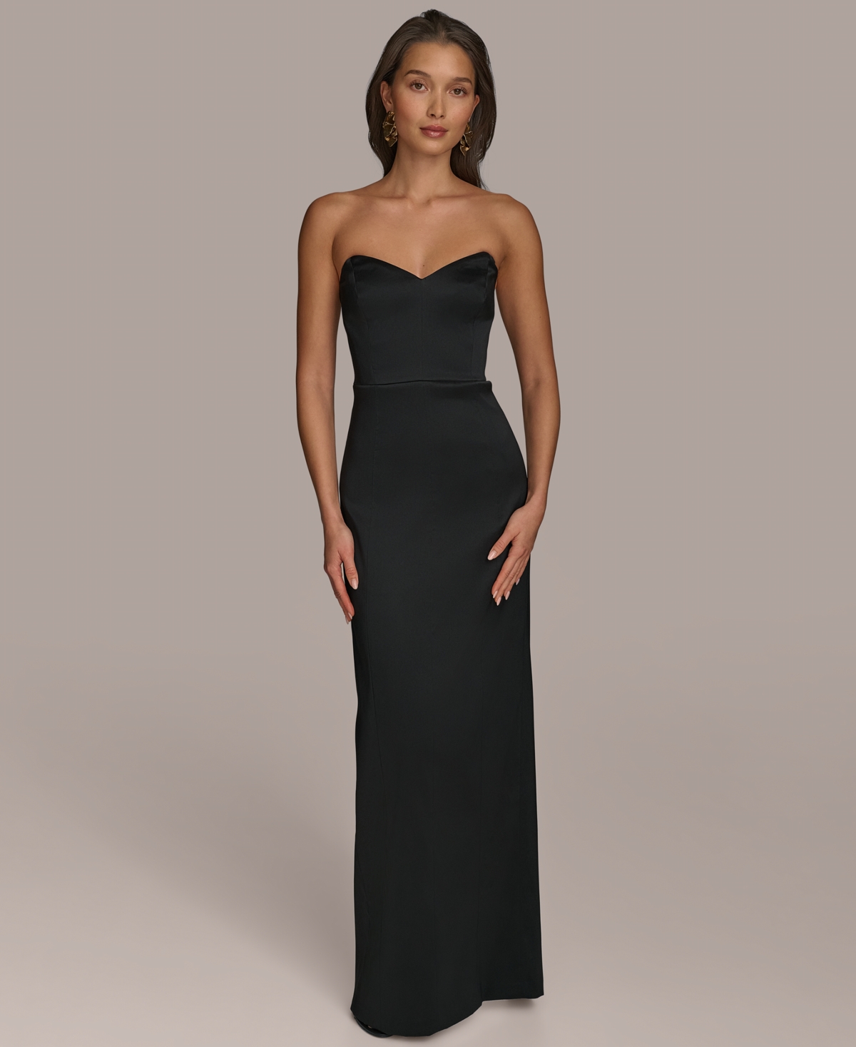 Click here for Donna Karan New York Womens Strapless Gown - Black prices