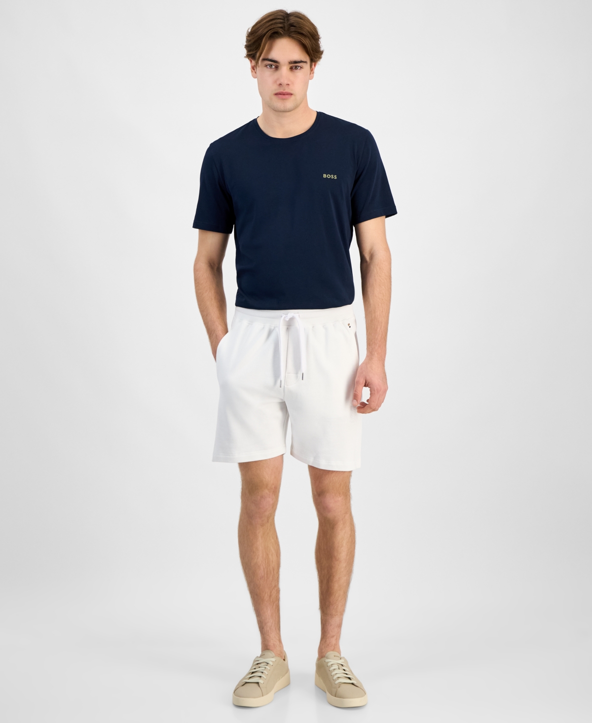 Click here for Boss Mens David Shorts - White prices