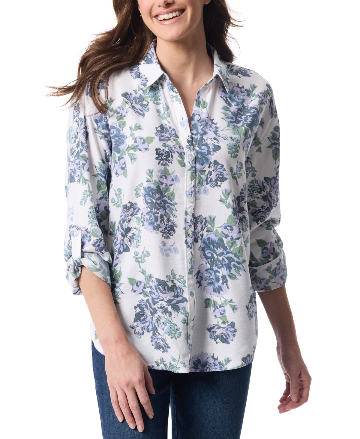 Click here for Gloria Vanderbilt Womens Amanda Button-Front Shirt... prices