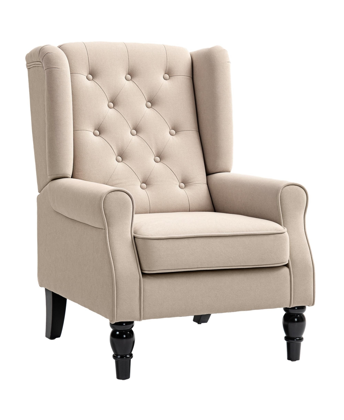 Click here for Homcom Accent Chair Button-Tufted Armchair with Wi... prices