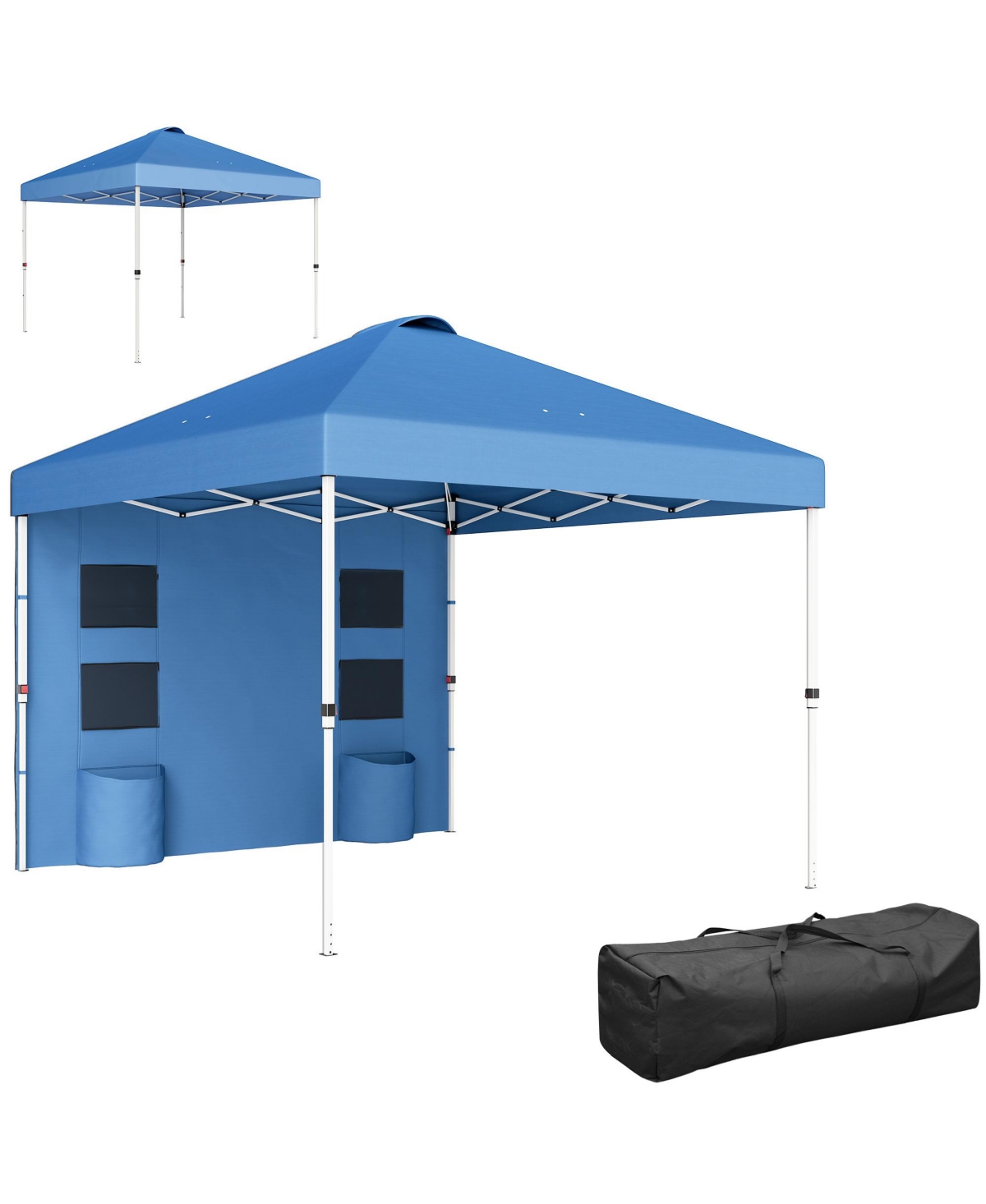 Click here for Outsunny 10 x 10 Pop Up Canopy Tent with Sidewall... prices