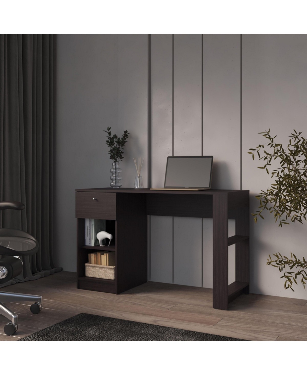 Click here for Sun City Computer Desk with a Drawer and Open Stor... prices