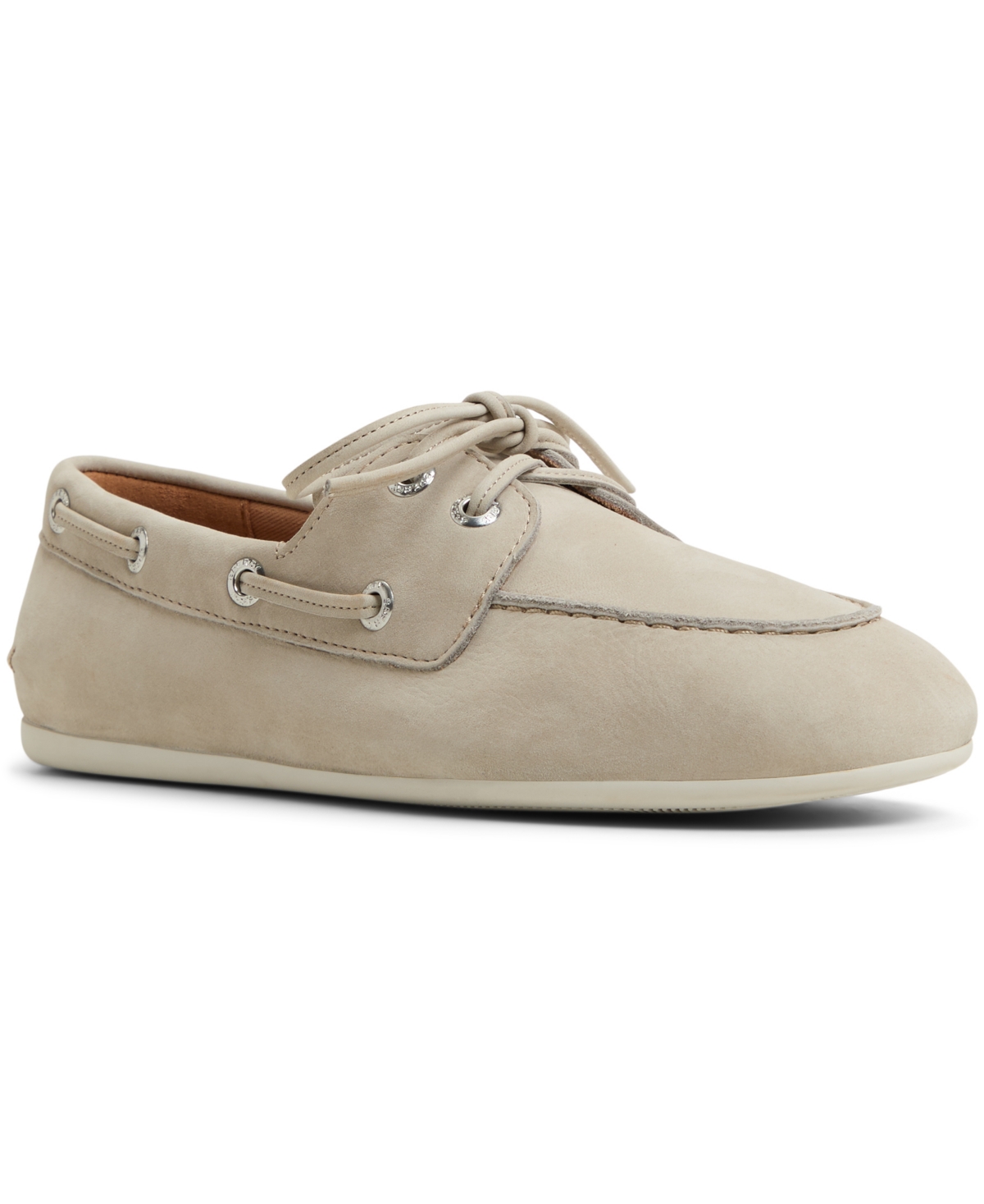 Click here for Sperry Womens Slim Lace-Up Boat Shoes - Light Gray prices