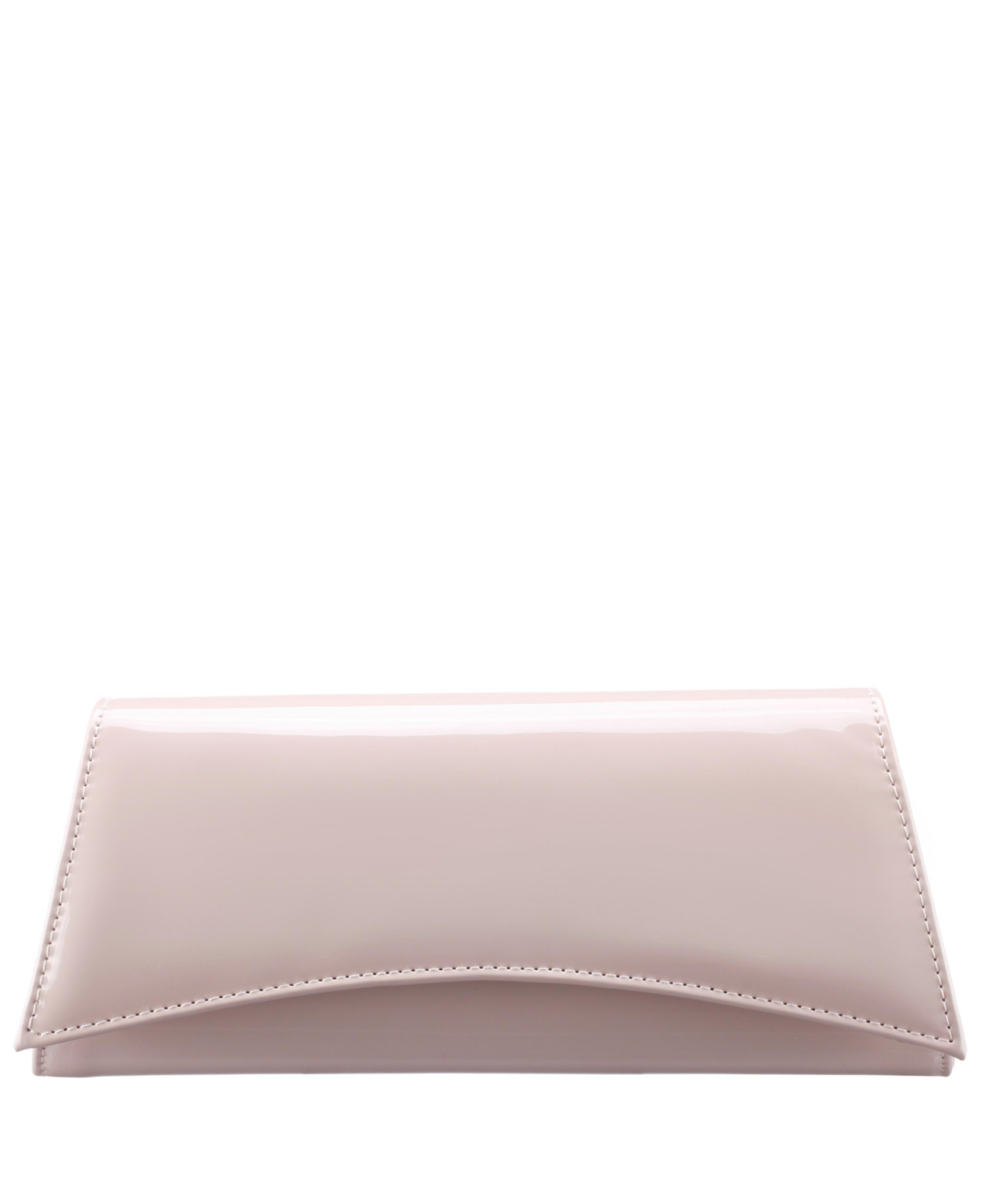 Click here for Nina Curved Flap Slim Magnetic Clutch - Nude prices