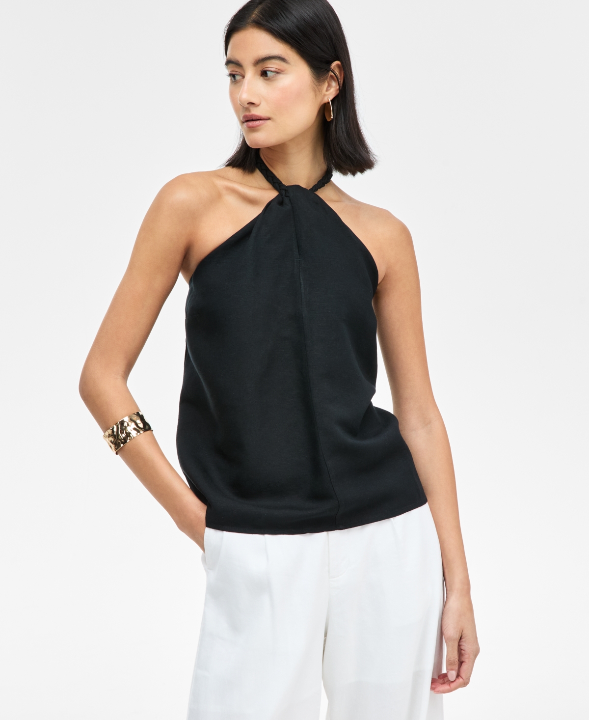 Click here for I.n.c. International Concepts Womens Linen-Blend B... prices
