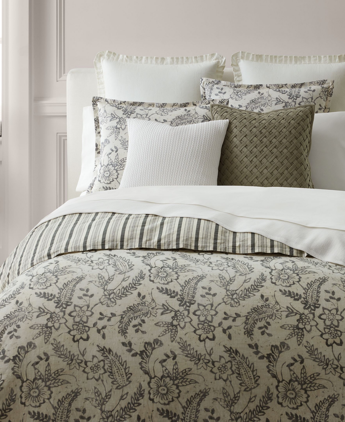 Click here for Lauren Ralph Lauren Sara Floral Paisley 3-Pc. Duve... prices