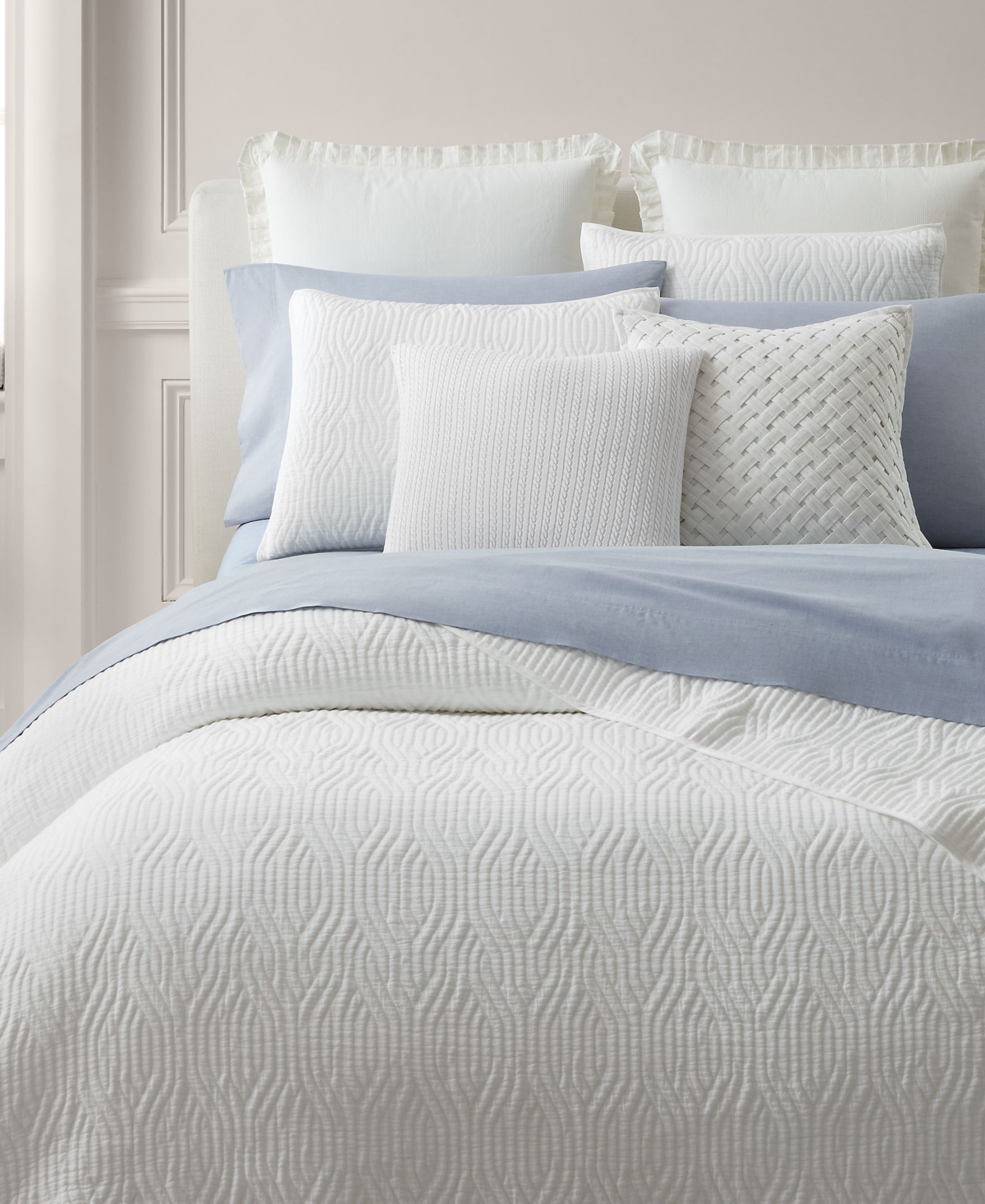 Click here for Lauren Ralph Lauren Wiley Cotton Jacquard Quilt  F... prices