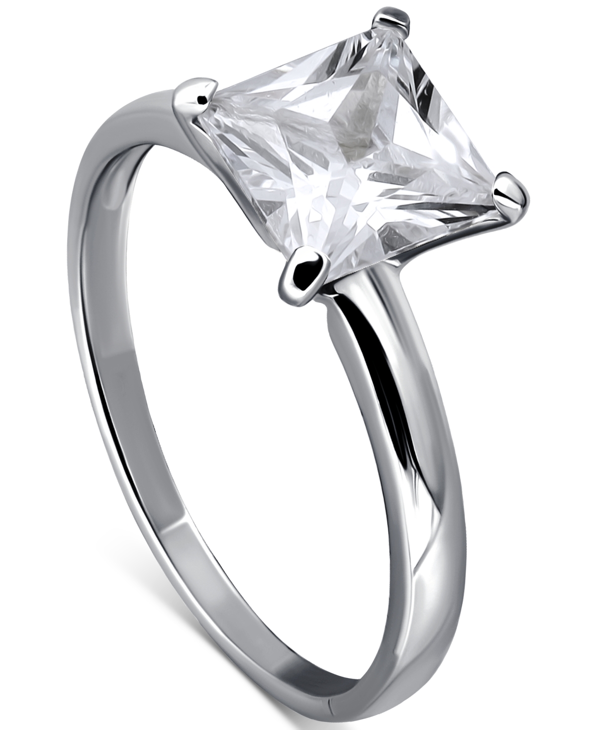 Click here for Giani Bernini Cubic Zirconia Square Solitaire Ring... prices