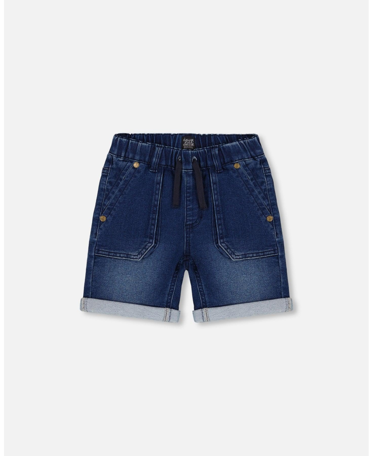 Click here for Deux par Deux Baby Boys French Terry Denim Short D... prices
