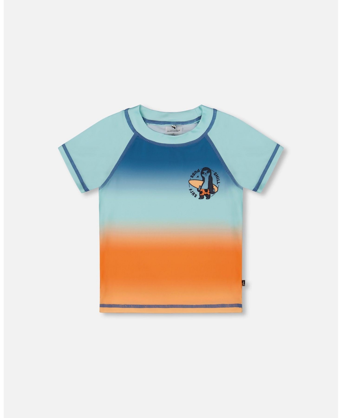 Click here for Deux par Deux Boys Short Sleeve Rashguard Navy Blu... prices