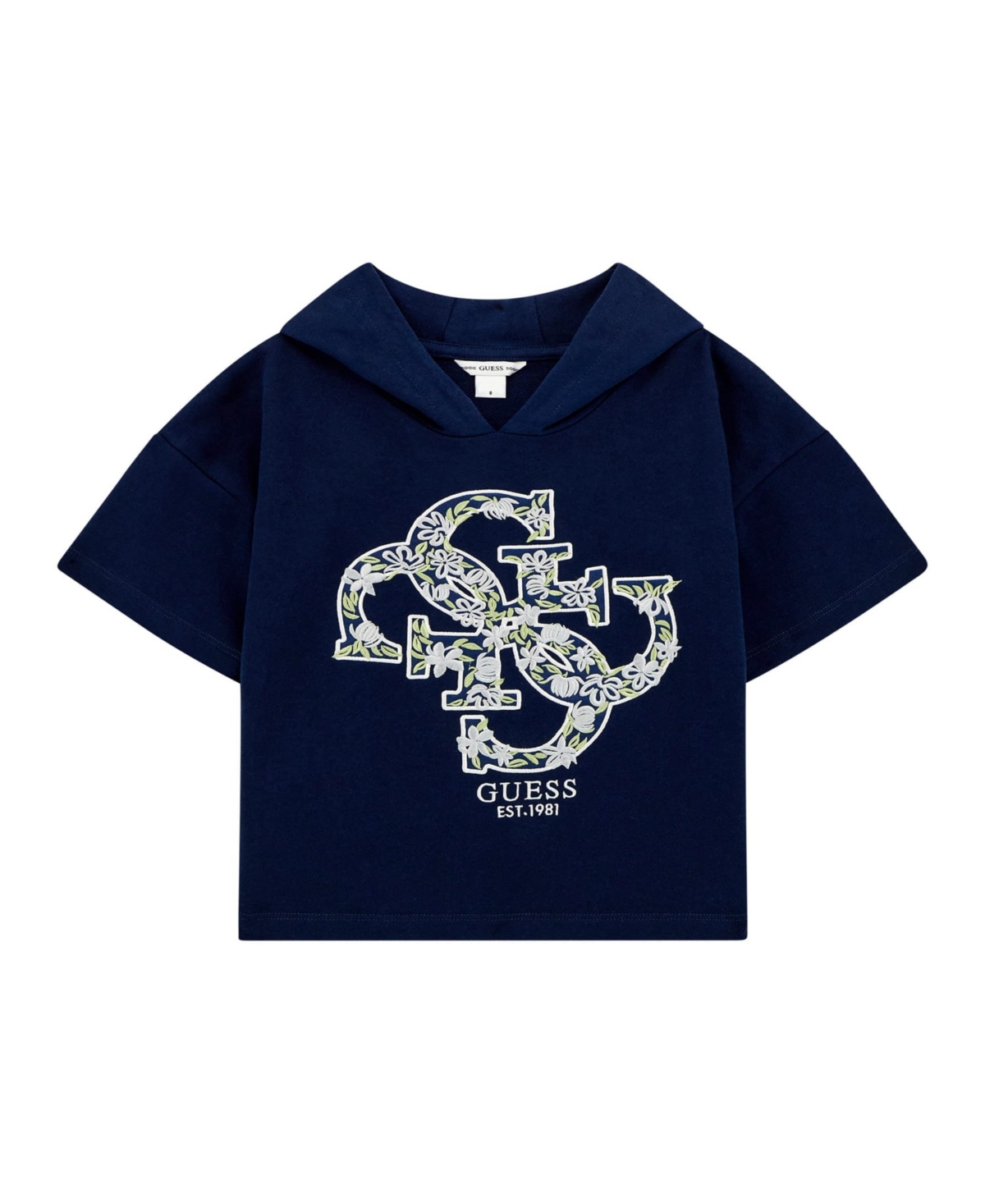 Click here for Guess Big Girls Hooded Short Sleeve Active Top - B... prices