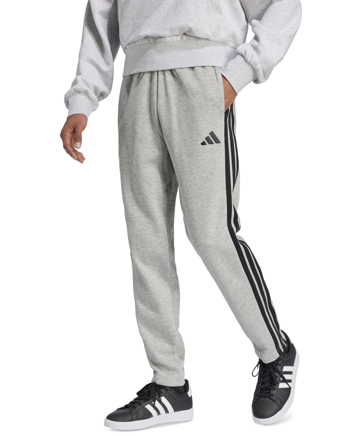 Click here for adidas Mens Essentials Regular-Fit 3-Stripes Track... prices