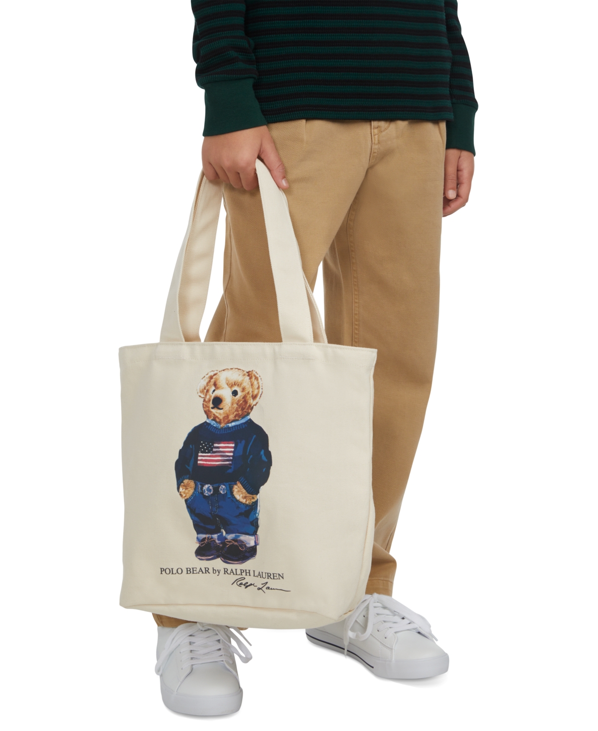 Click here for Polo Ralph Lauren Kids Polo Bear Canvas Tote Bag -... prices