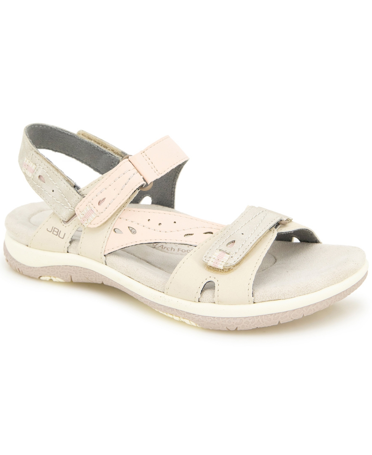 Click here for Jbu Womens Stephie Casual Round Toe Flat Sandals -... prices