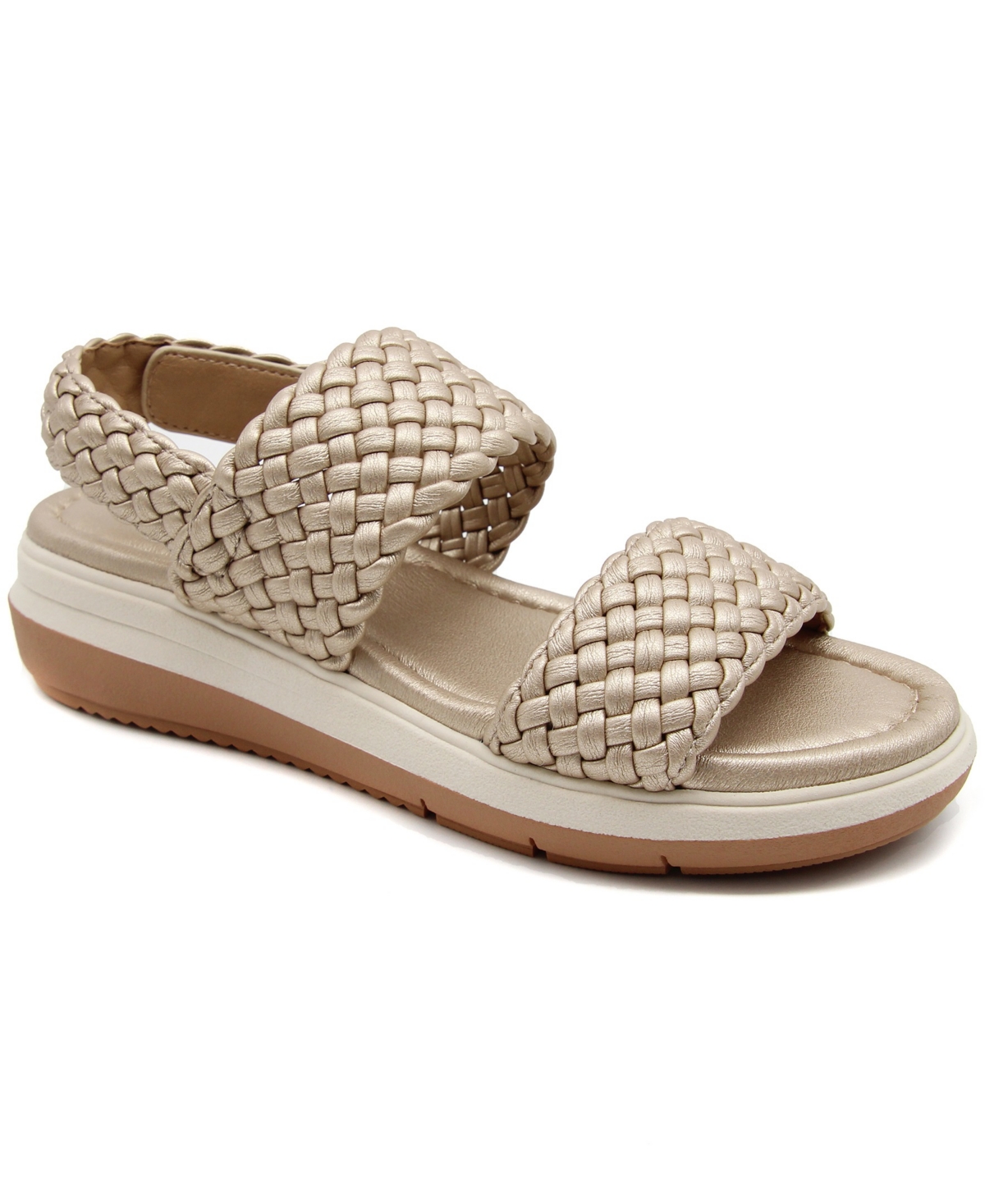 Click here for Jbu Womens Leila Wedge Sandal - Champagne prices