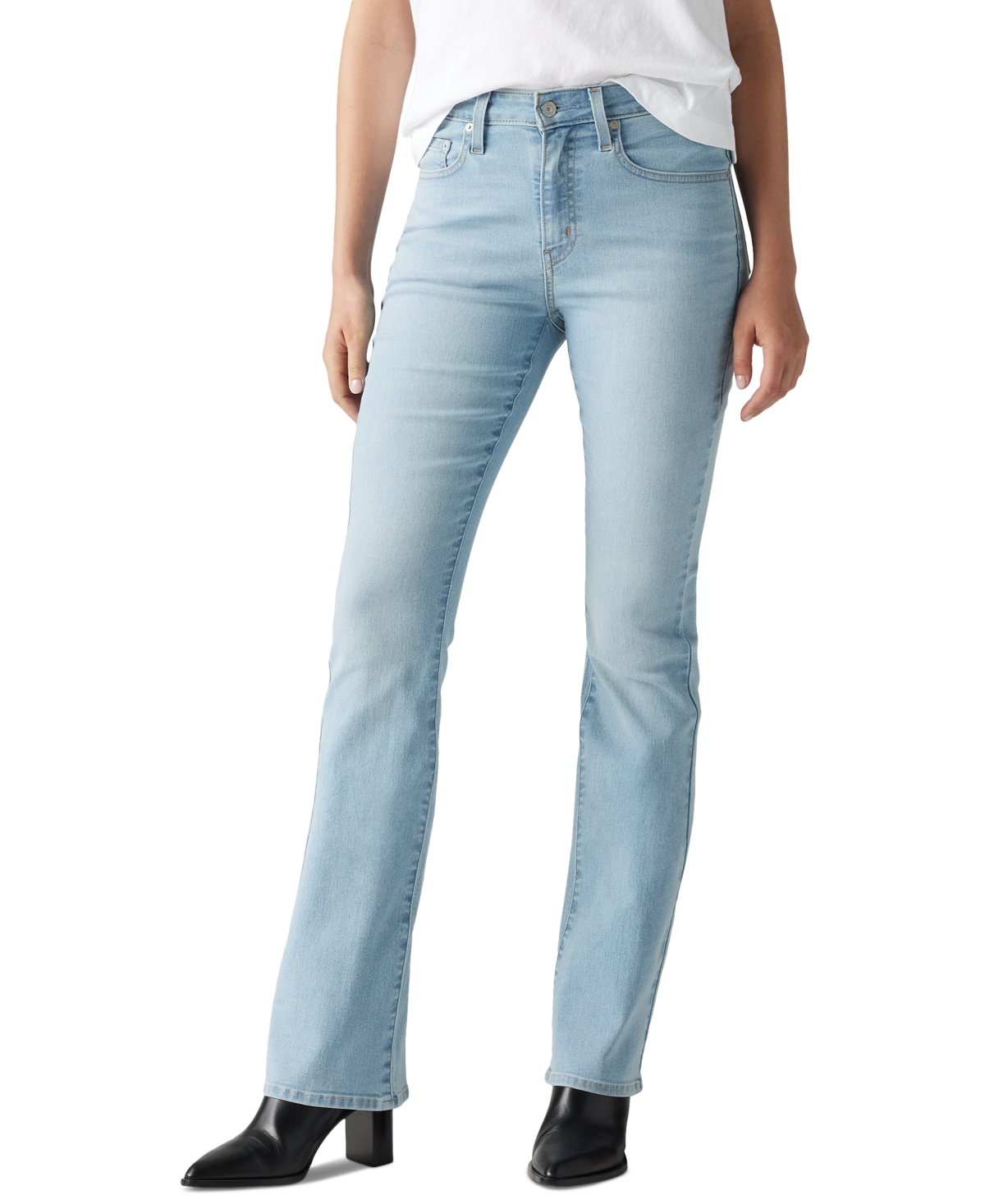 Click here for Levis 725 High-Waist Classic Stretch Bootcut Jeans... prices