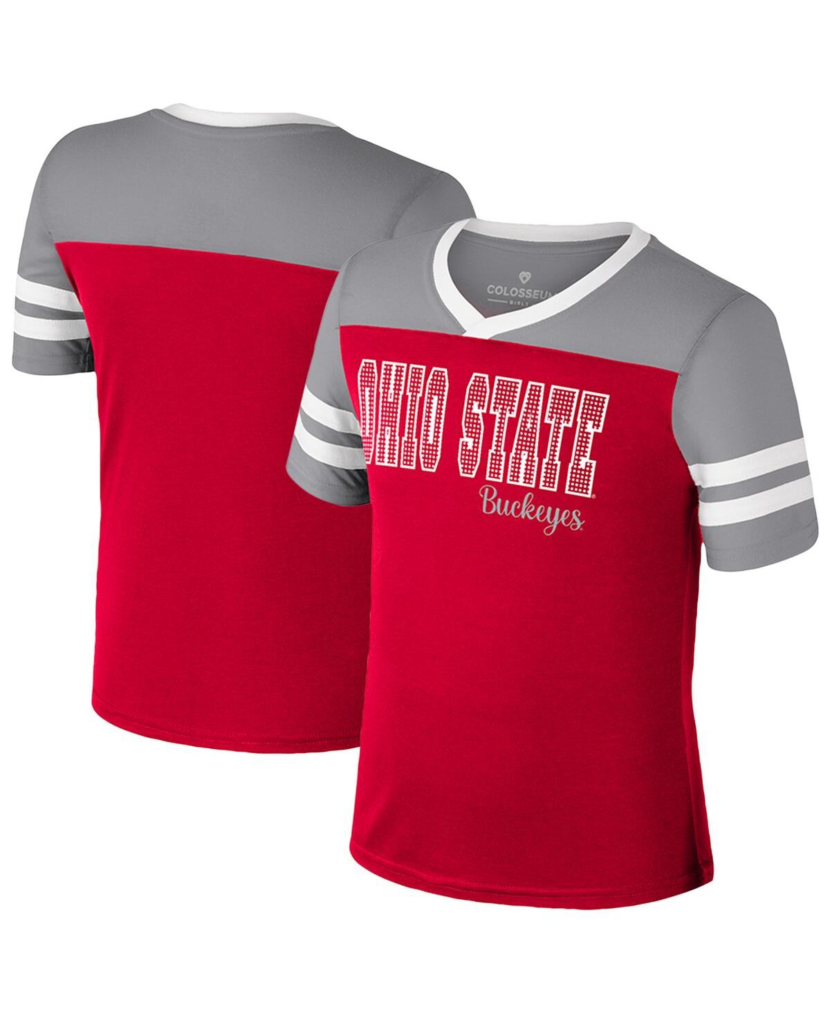 Click here for Colosseum Big Girls Scarlet Ohio State Buckeyes Sp... prices
