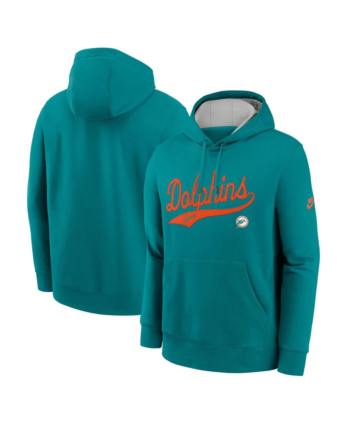 Click here for Nike Mens Aqua Miami Dolphins Rewind Club Logo Pul... prices