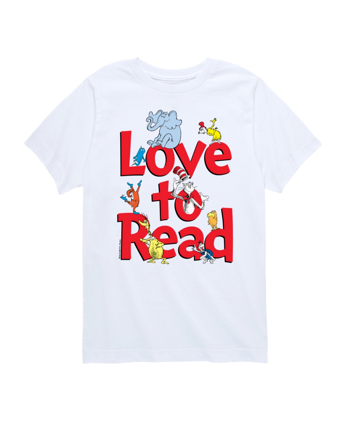 Click here for Dr. Seuss Big Boys Love to Read Graphic T-Shirt -... prices