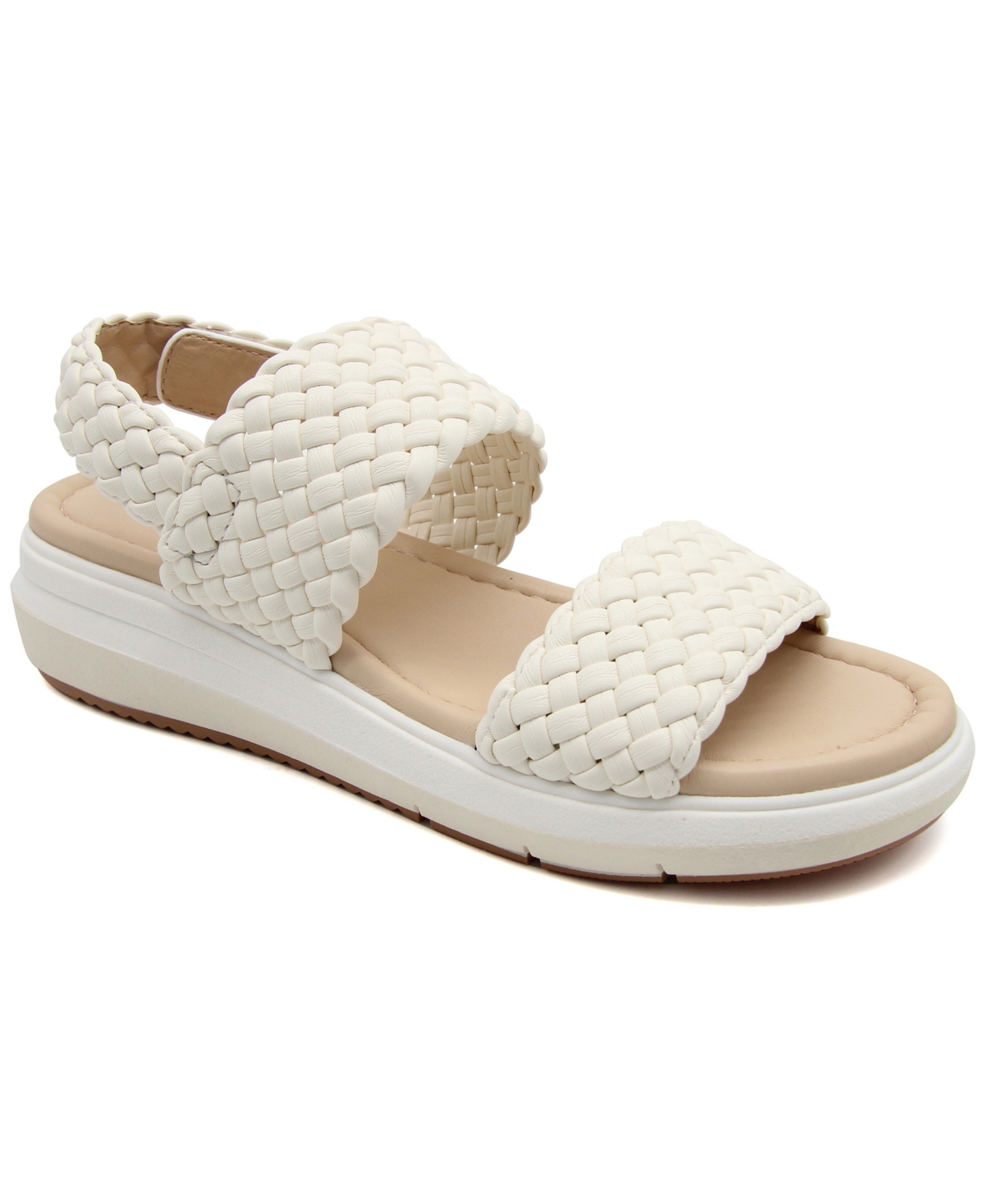 Click here for Jbu Womens Leila Wedge Sandal - Cream prices