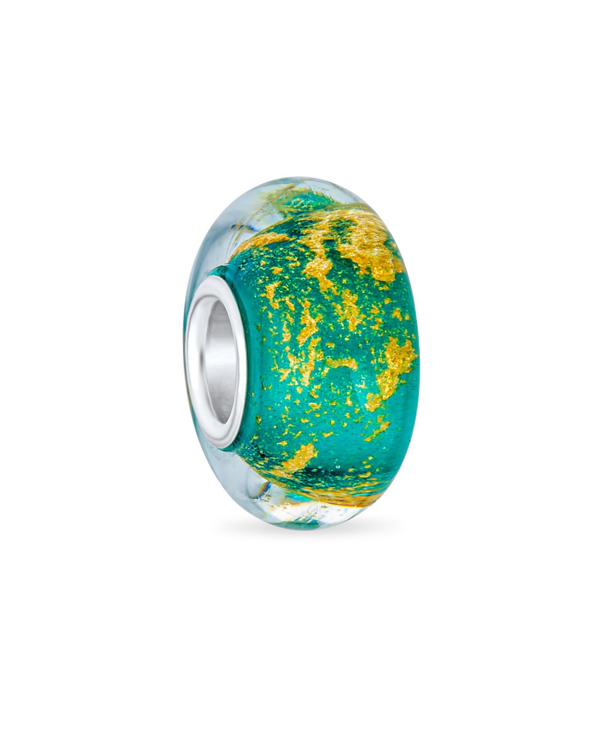 Click here for Bling Jewelry Murano Glass Charm Bead Red Green Pu... prices