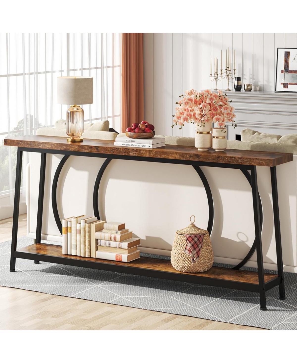 Click here for Tribesigns 70.9-Inch Console Table with Storage  E... prices