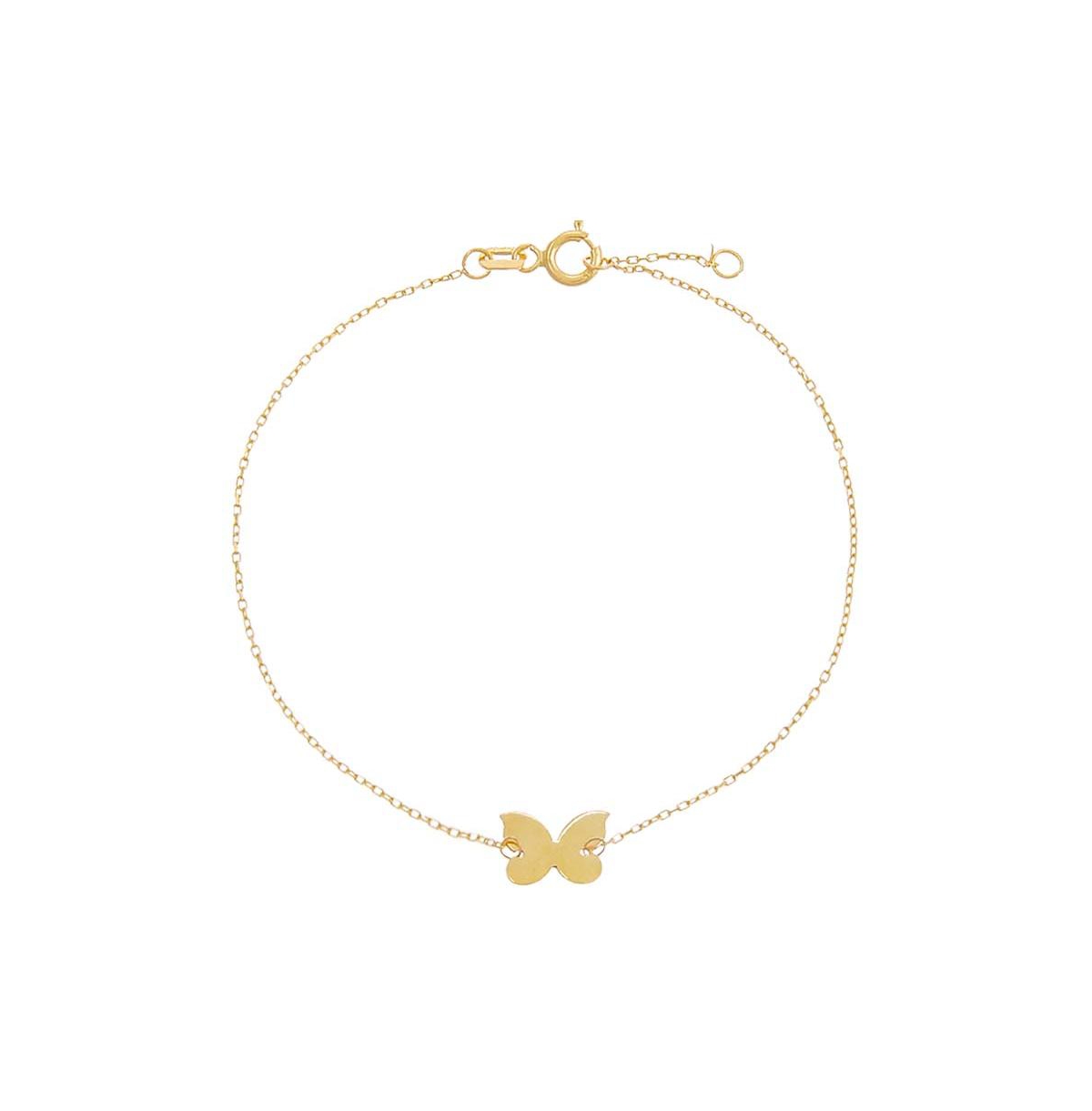 Click here for Solid Mini Butterfly Bracelet 14K - Gold prices