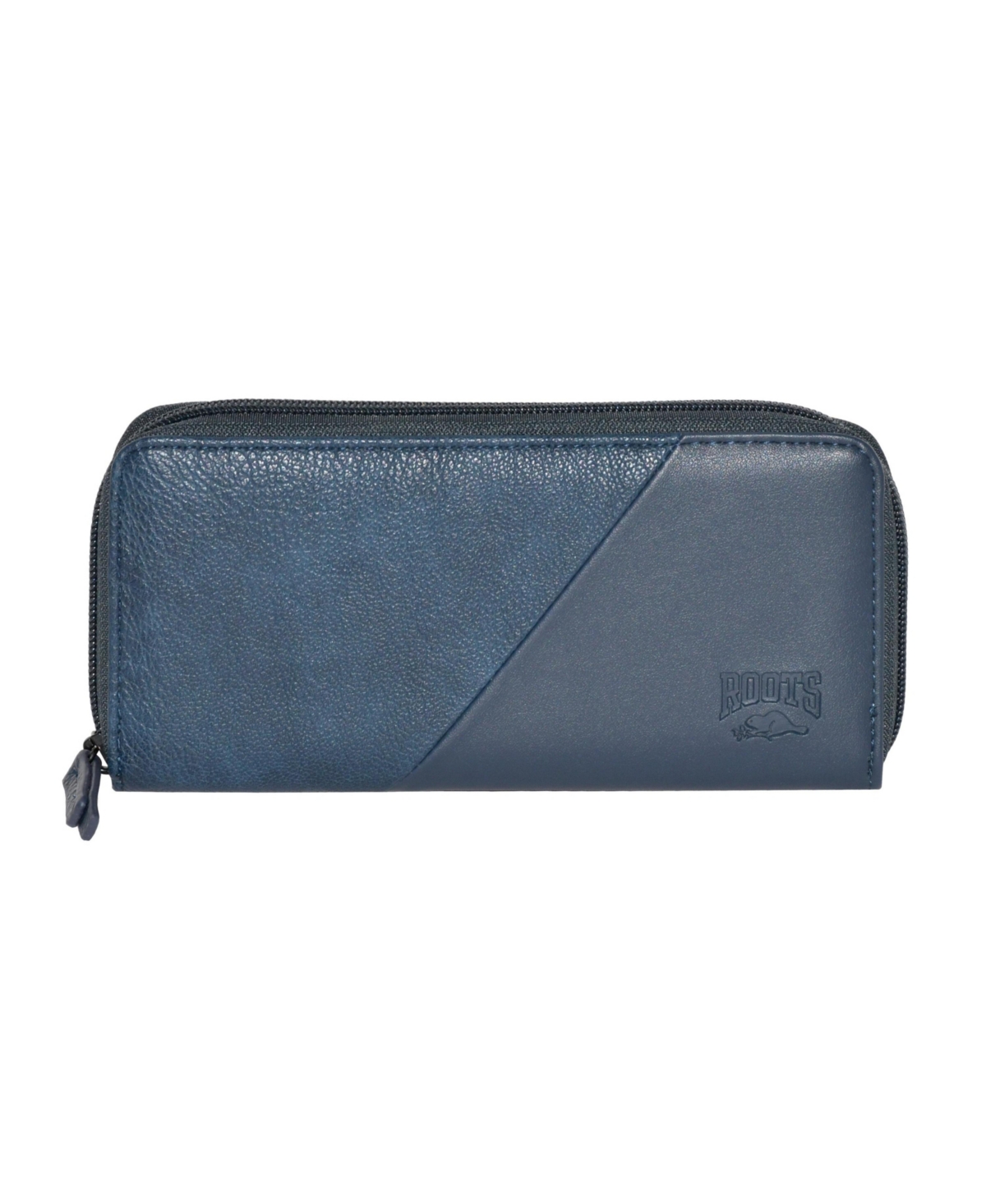 Click here for Slim Zipper Round Wallet - Blue prices
