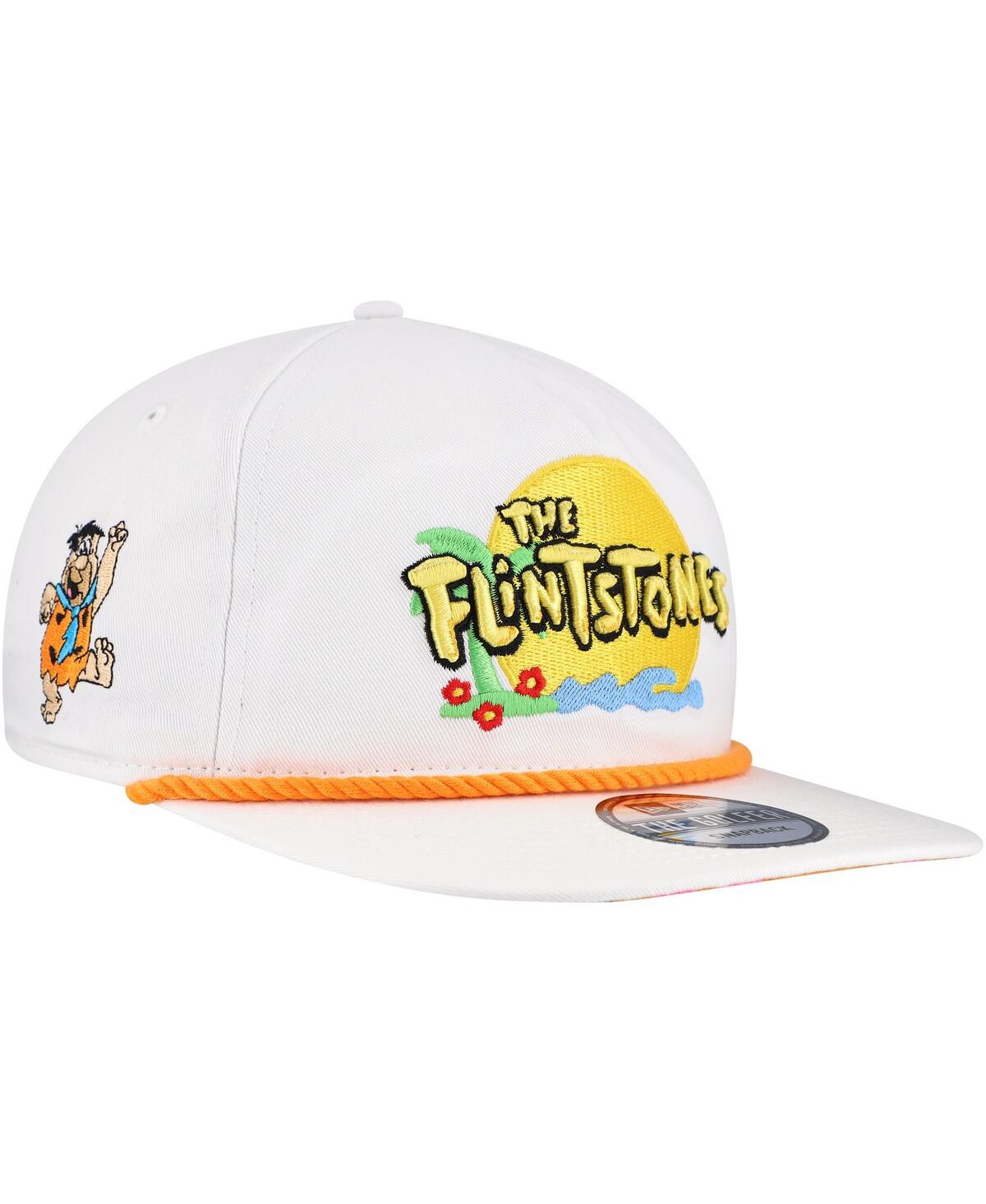 Click here for New Era Mens White The Flintstones Golfer Adjustab... prices