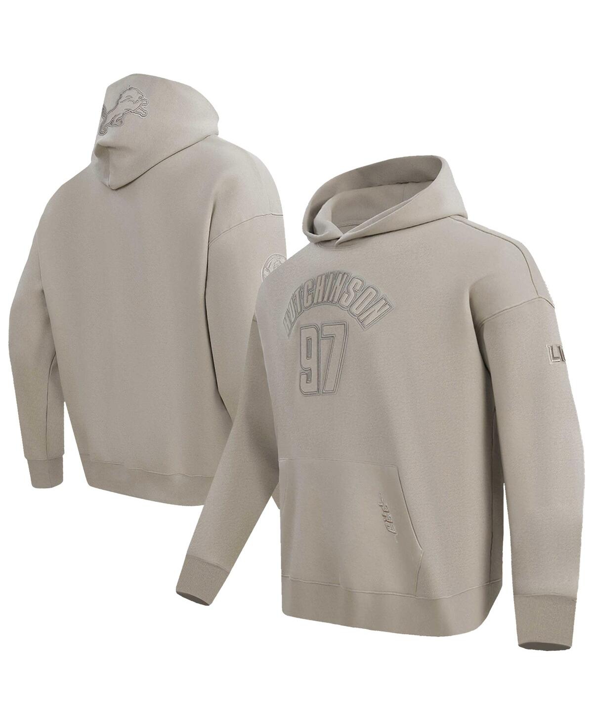 Click here for Pro Standard Mens Aidan Hutchinson Tan Detroit Lio... prices