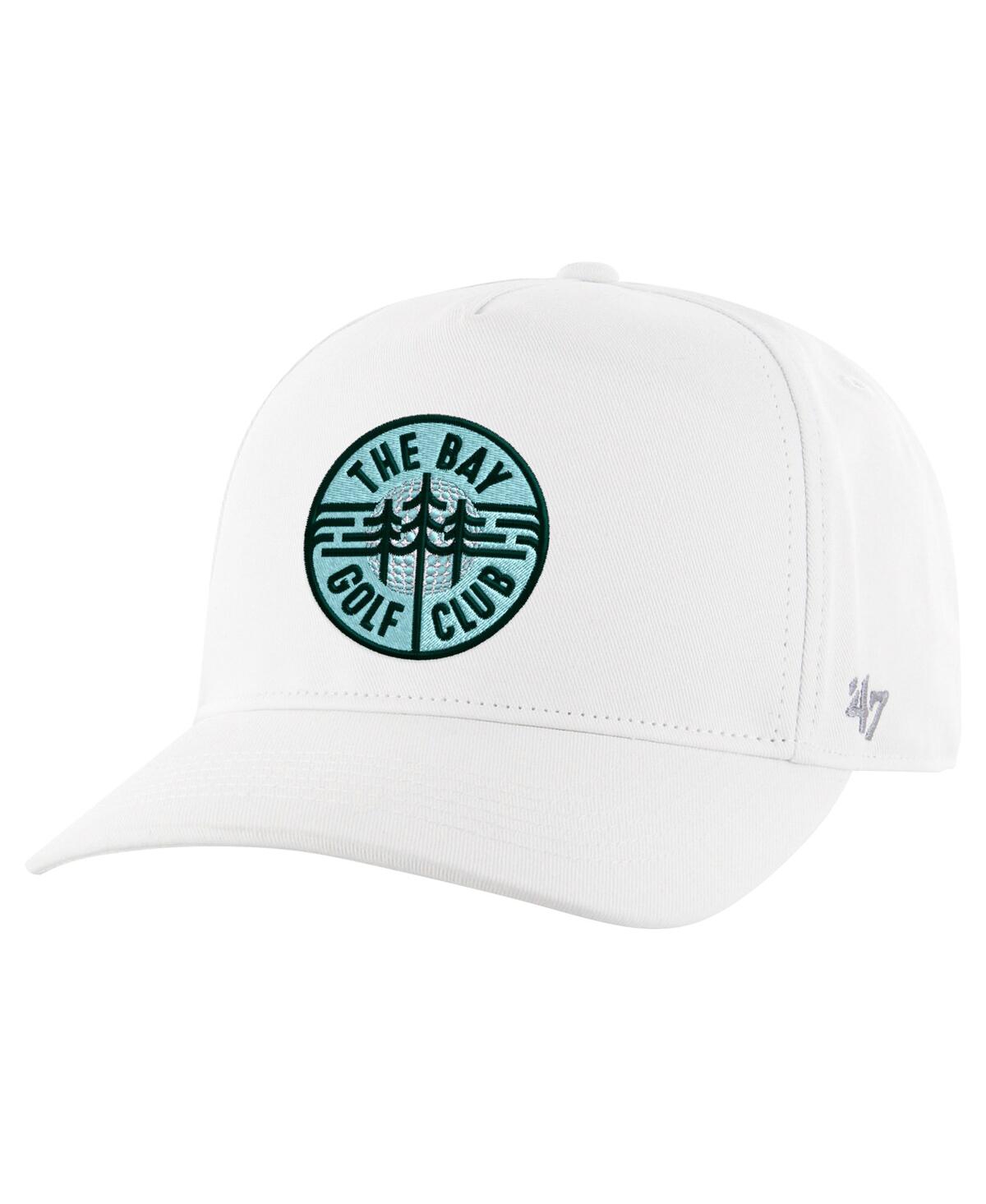 Click here for 47 Brand Mens White Tgl The Bay Golf Club Hitch Ad... prices