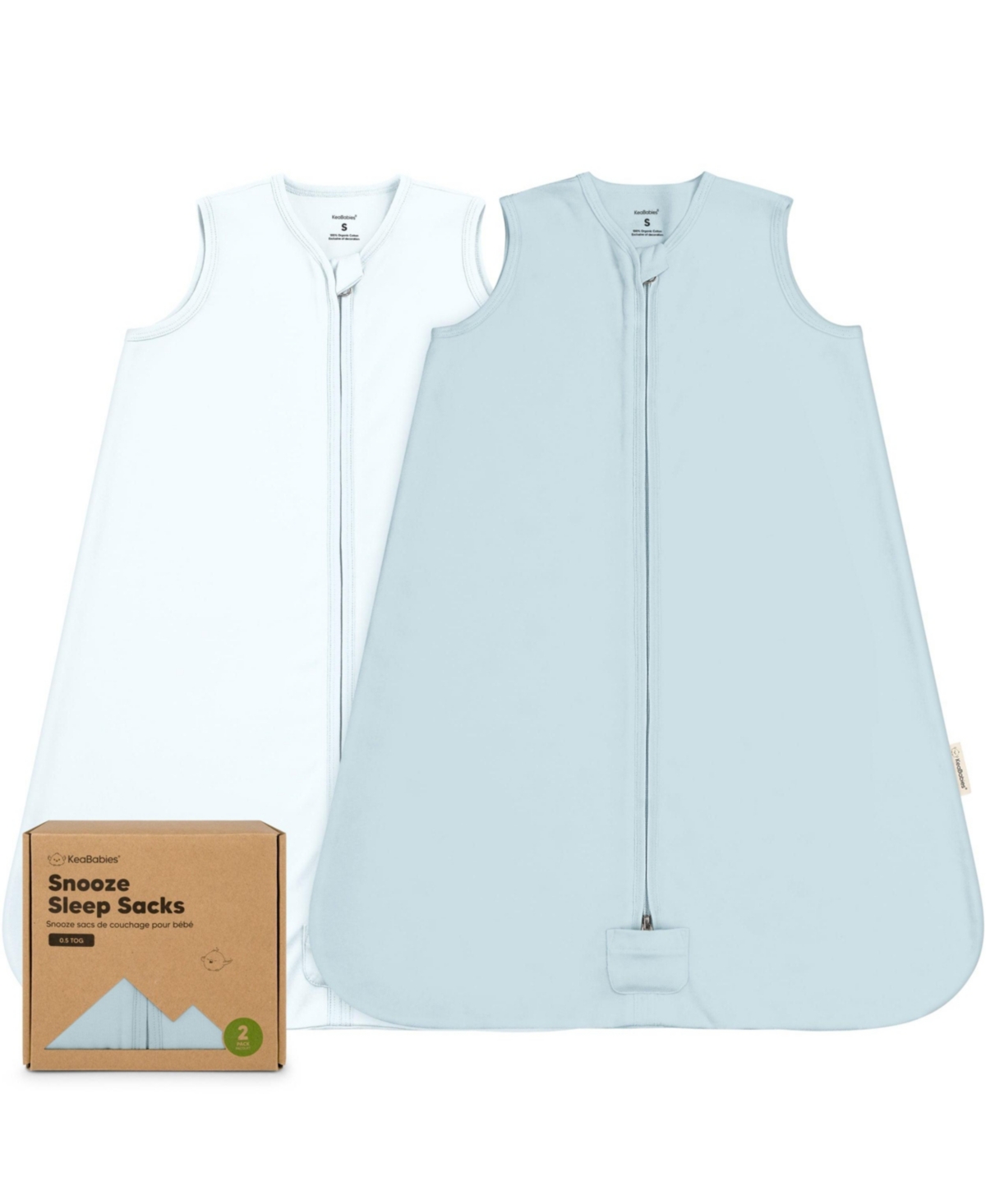 Click here for KeaBabies 2-Pack Snooze Baby Sleep Sacks  Cotton W... prices