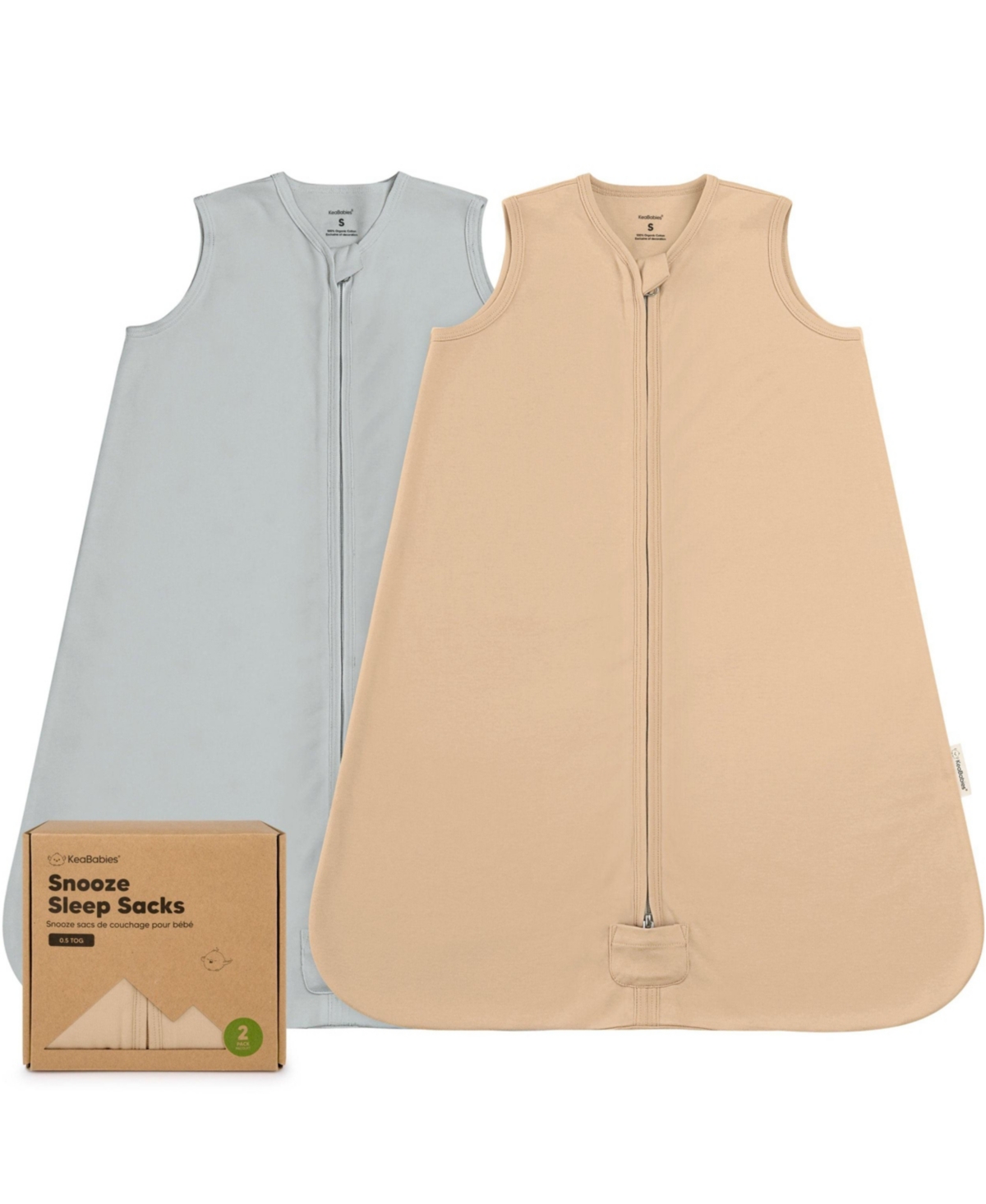 Click here for KeaBabies 2-Pack Snooze Baby Sleep Sacks  Cotton W... prices