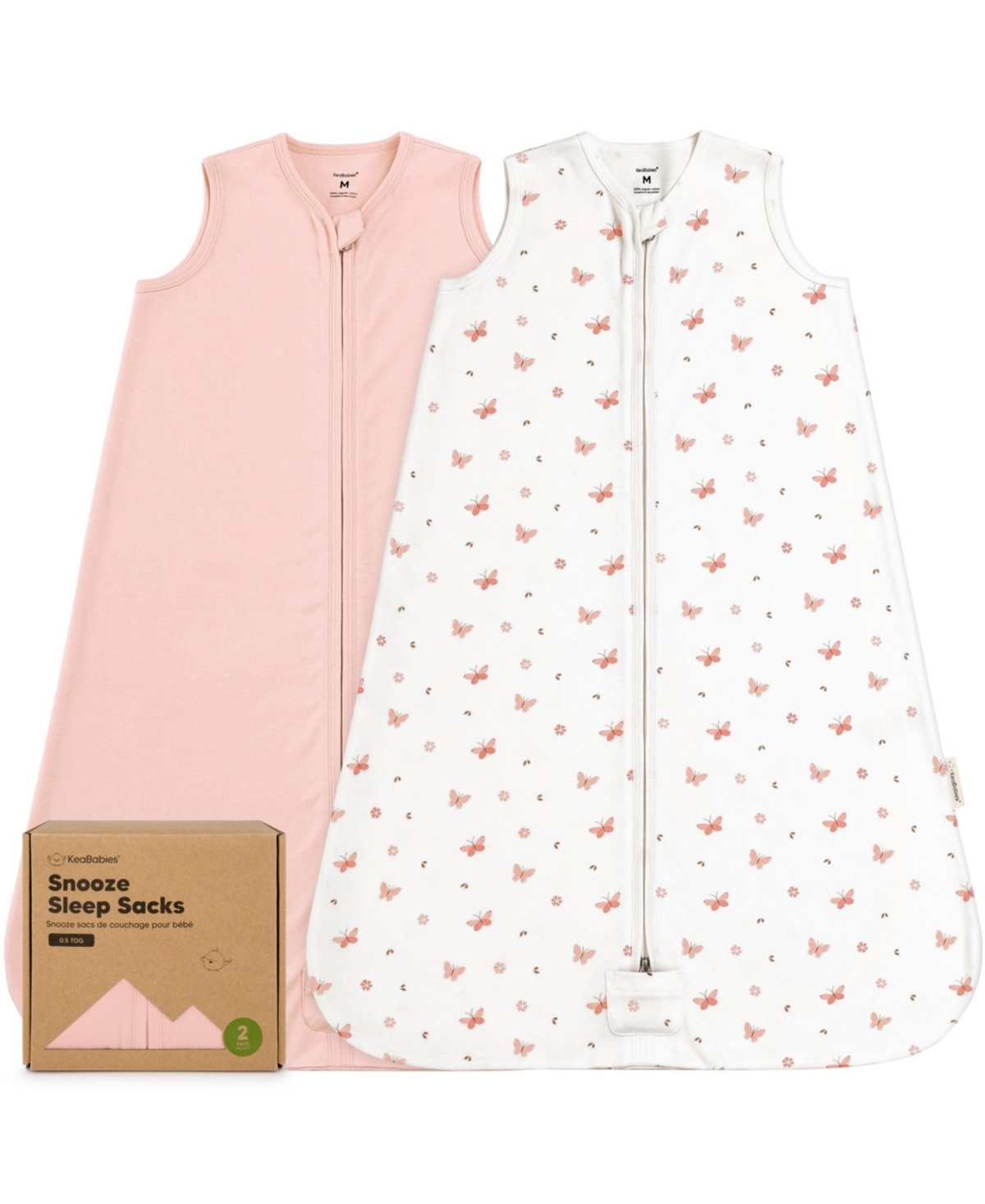 Click here for KeaBabies 2-Pack Snooze Baby Sleep Sacks  Cotton W... prices