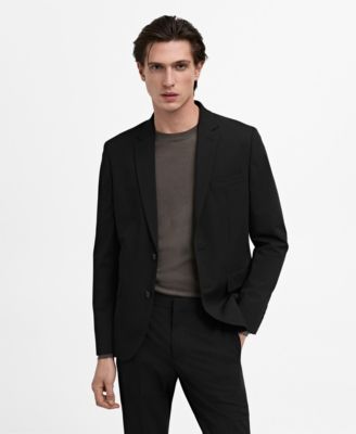 Mango Men's Super Slim-Fit Stretch Suit Blazer - Macy's