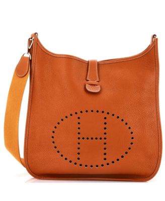 Pre-Owned HERMÉS GM Evelyne Bag Gen II Clemence - Macy's