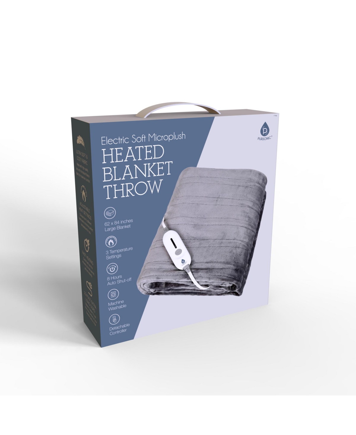 Click here for Electric Soft Microplush Heated Blanket Throw ... prices