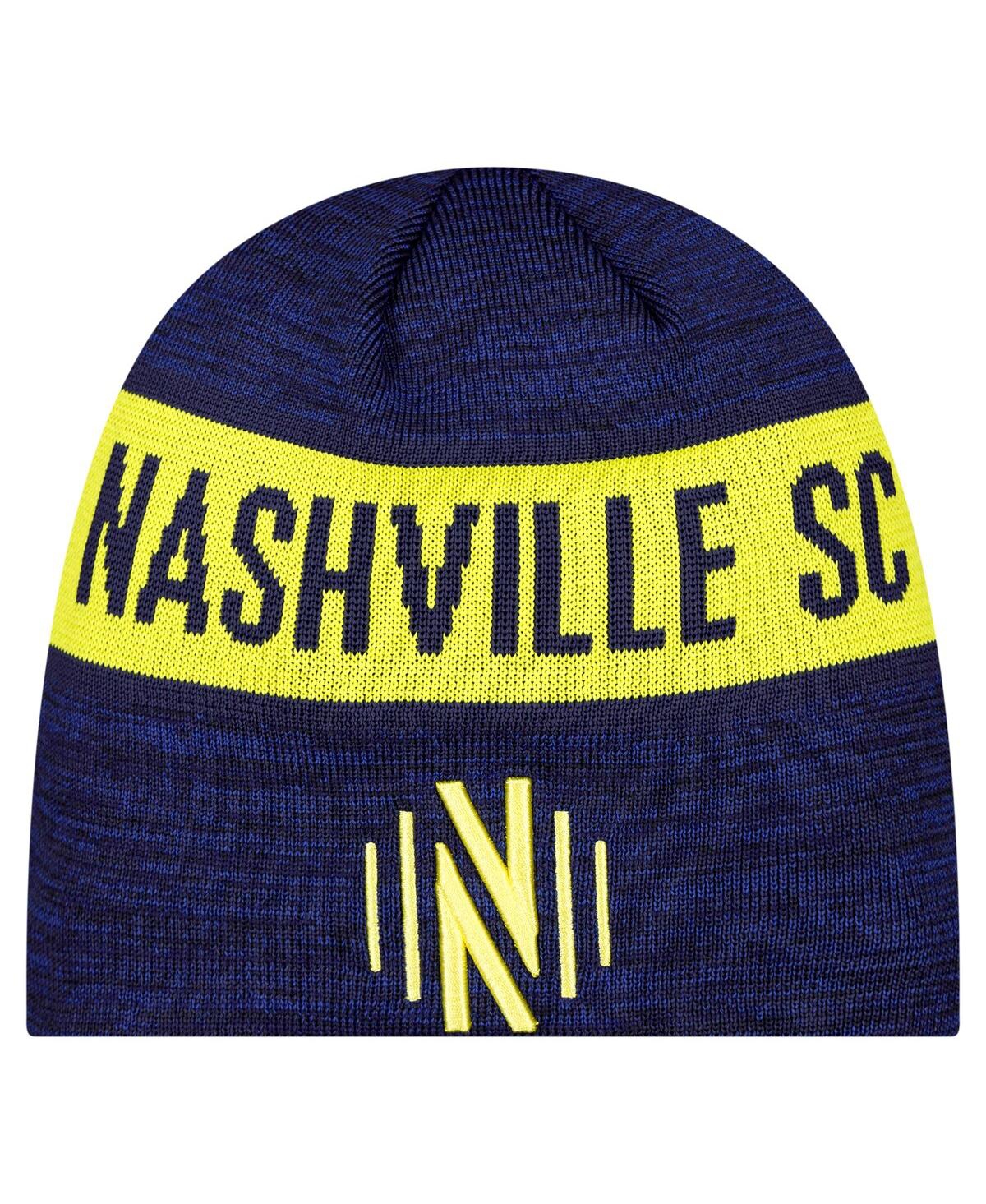 Click here for New Era Mens Navy Nashville Sc 2025 Kickoff Beanie... prices