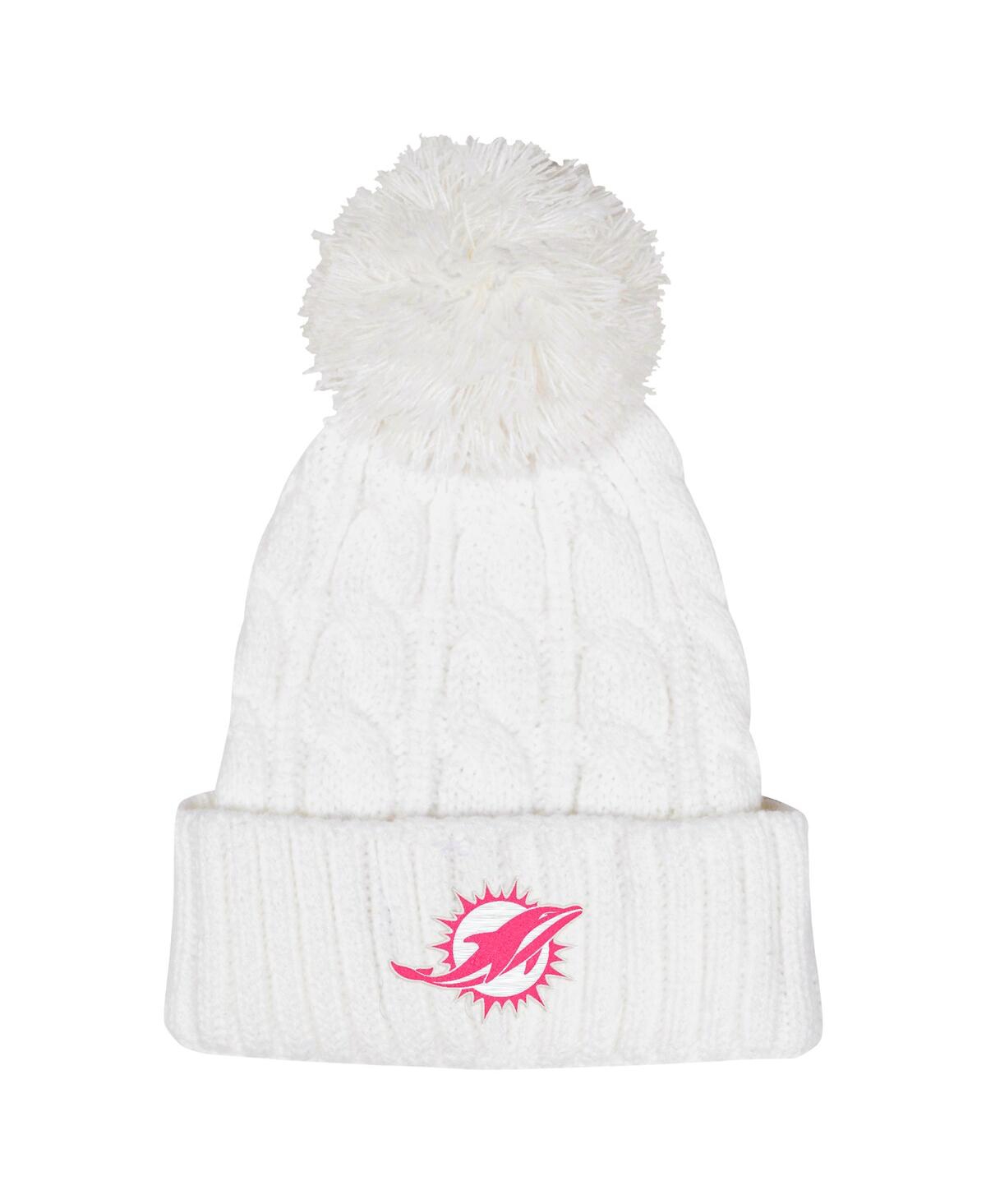 Click here for Outerstuff Big Girls White Miami Dolphins Cable Cu... prices