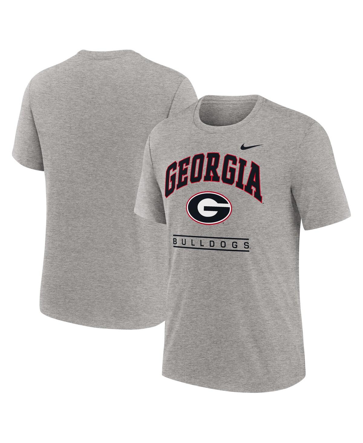 Click here for Nike Mens Heather Gray Georgia Bulldogs Arch Over... prices