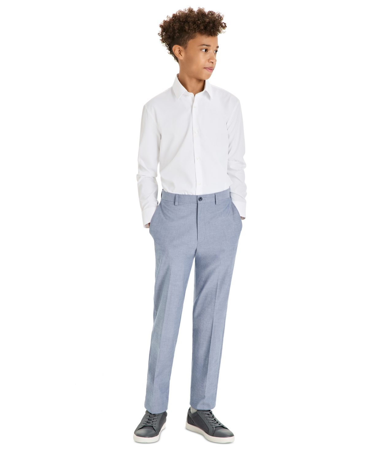Click here for Michael Kors Big Boys Chambray Classic-Fit Stretch... prices