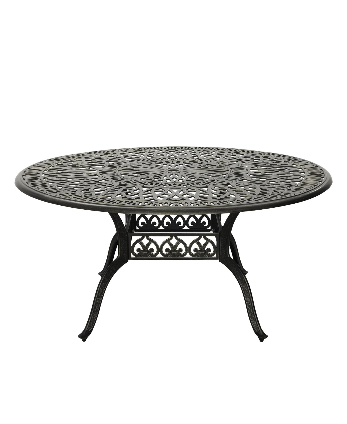 Click here for 59 Inches Outdoor Dining Table Cast Aluminium Roun... prices