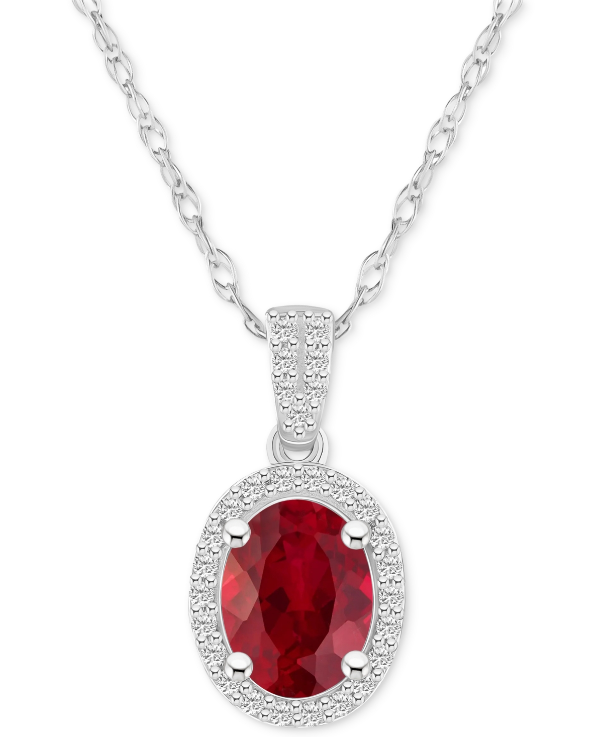 Click here for Lab-Created Ruby (1-1/4 ct. t.w.) & Lab-Created Wh... prices