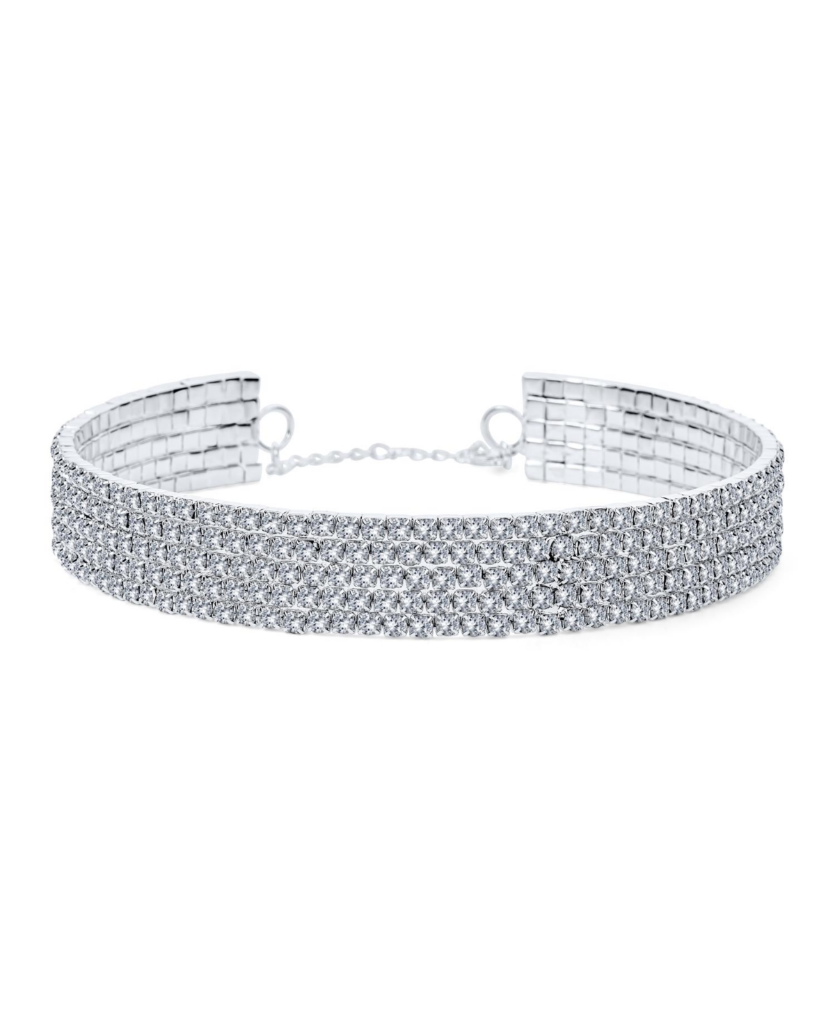 Click here for Bling Jewelry Simple Classic Sparkly Rhinestone Ne... prices