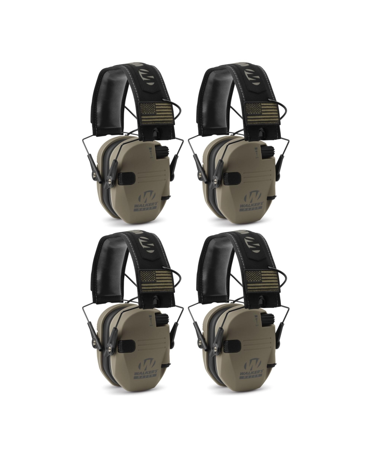 Click here for Walkers Razor Slim Electronic Shooting Muffs 4-Pac... prices