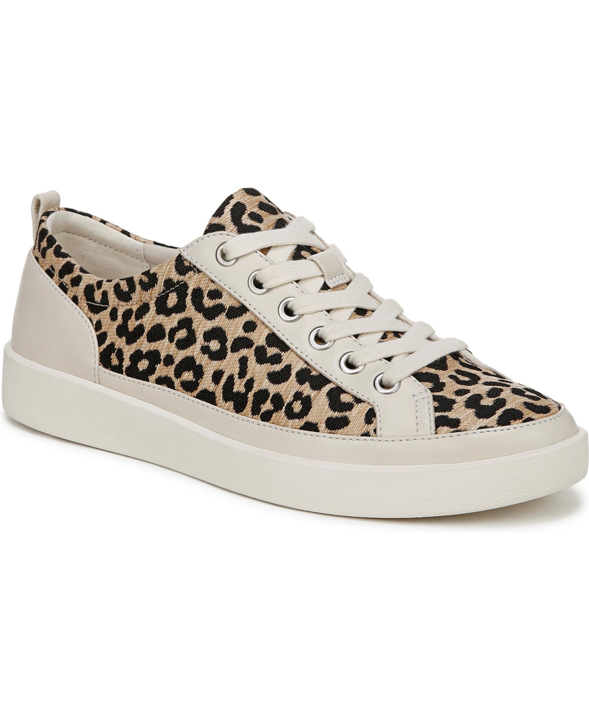 Click here for Vionic Womens Winny Lace Up Sneakers - Leopard raf... prices