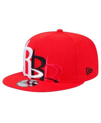 New Era Men's Red Houston Rockets Sport Night Team Shadow 9FIFTY ...